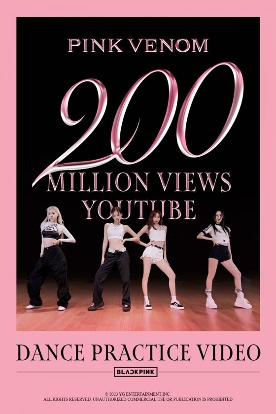Blackpink's 'Pink Venom' Dance Video Crosses 200 Million Views In Just ...