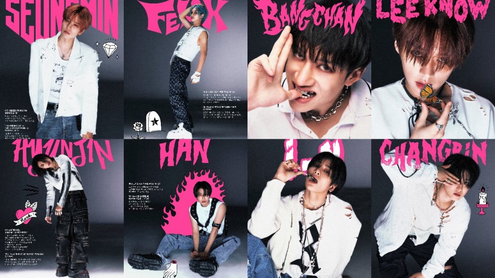 Concept Pictures Showing How Stray Kids Become Emo Rock Star ('樂-STAR ...
