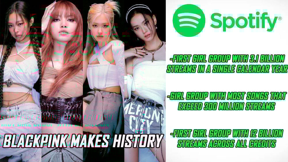 With Their All-time Girl Group Records On Spotify, BLACKPINK Is ...