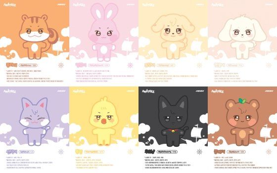 "100% Sync Rate" ATEEZ, Official Character "ANITEEZ" Released - KPOP ...