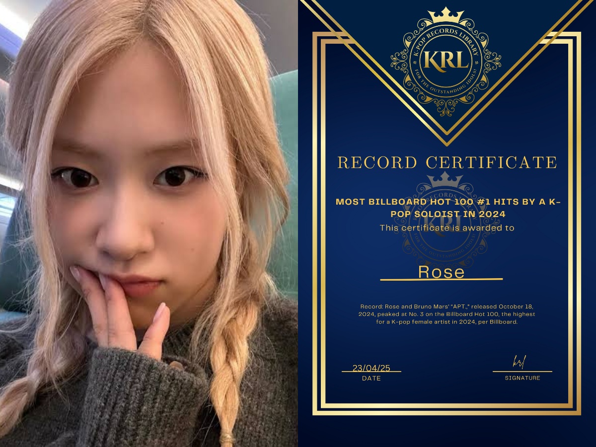 Most Billboard Hot 100 #1 Hits By A K-Pop Soloist In 2024 (Record By ...