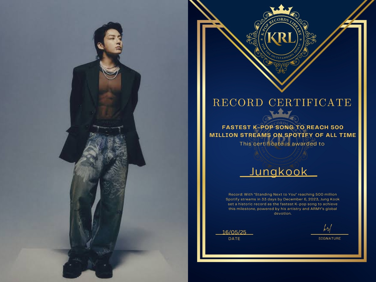 Fastest K-pop Song to Reach 500 Million Streams on Spotify of All Time ...